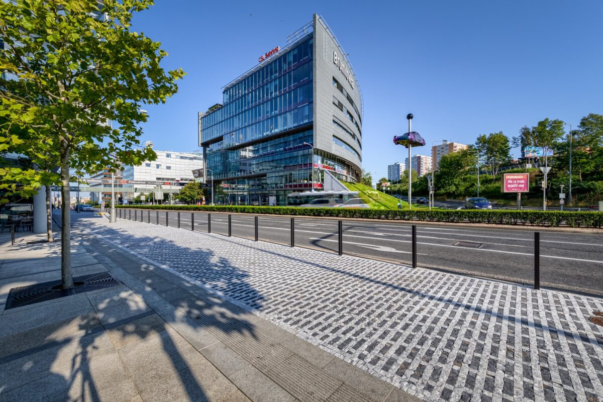 Modern Prague district Brumlovka - Brumlovka